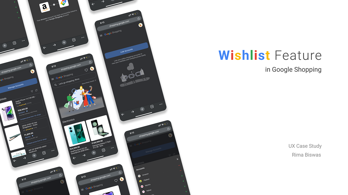 Adding Wishlist Feature in Google Shopping — UX Case Study | by Rima Biswas | Jan, 2024 | Medium