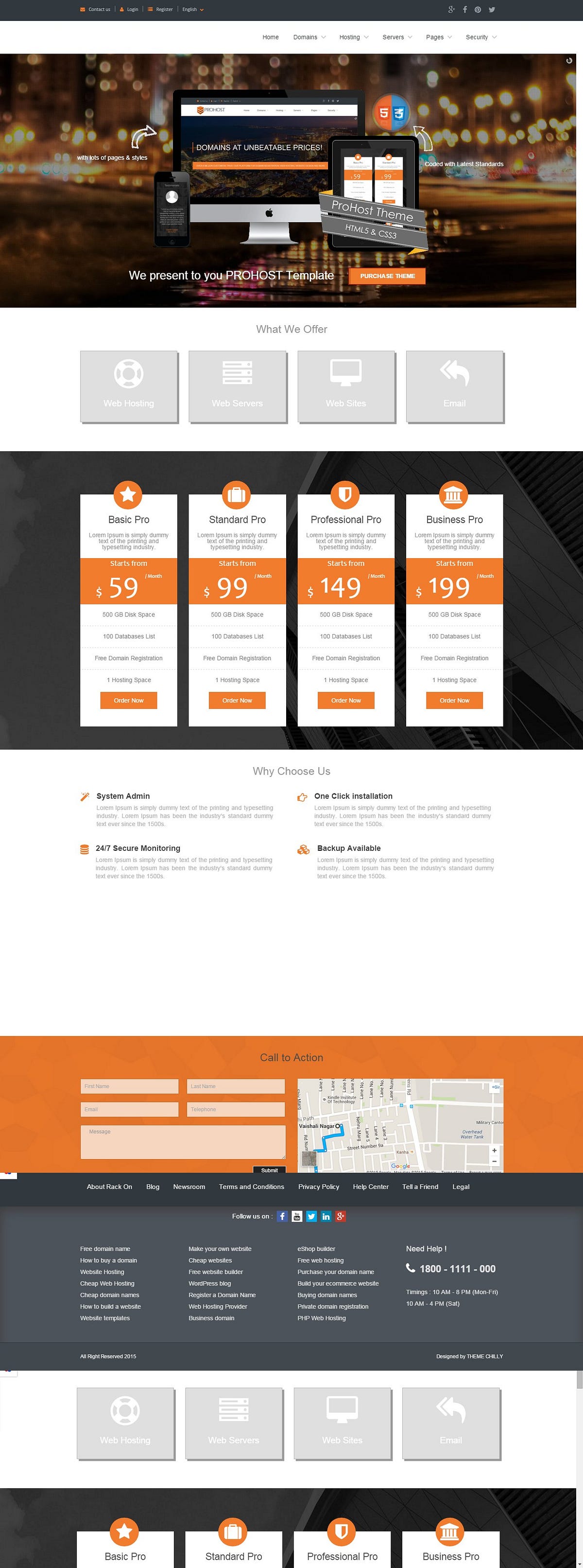 ProHost: Professional Hosting HTML Template | by Veronica Smith | Medium