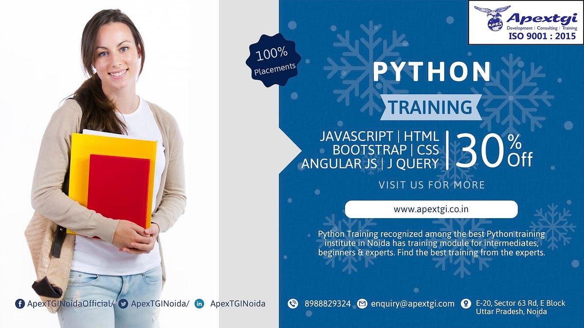 Python Training in Noida. Python Training in Noida offers by Apex… | by ...