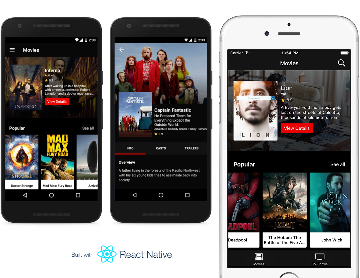 5 Examples Of React Native Applications Build On Open Source Apis Javascripteverywhere By Roy