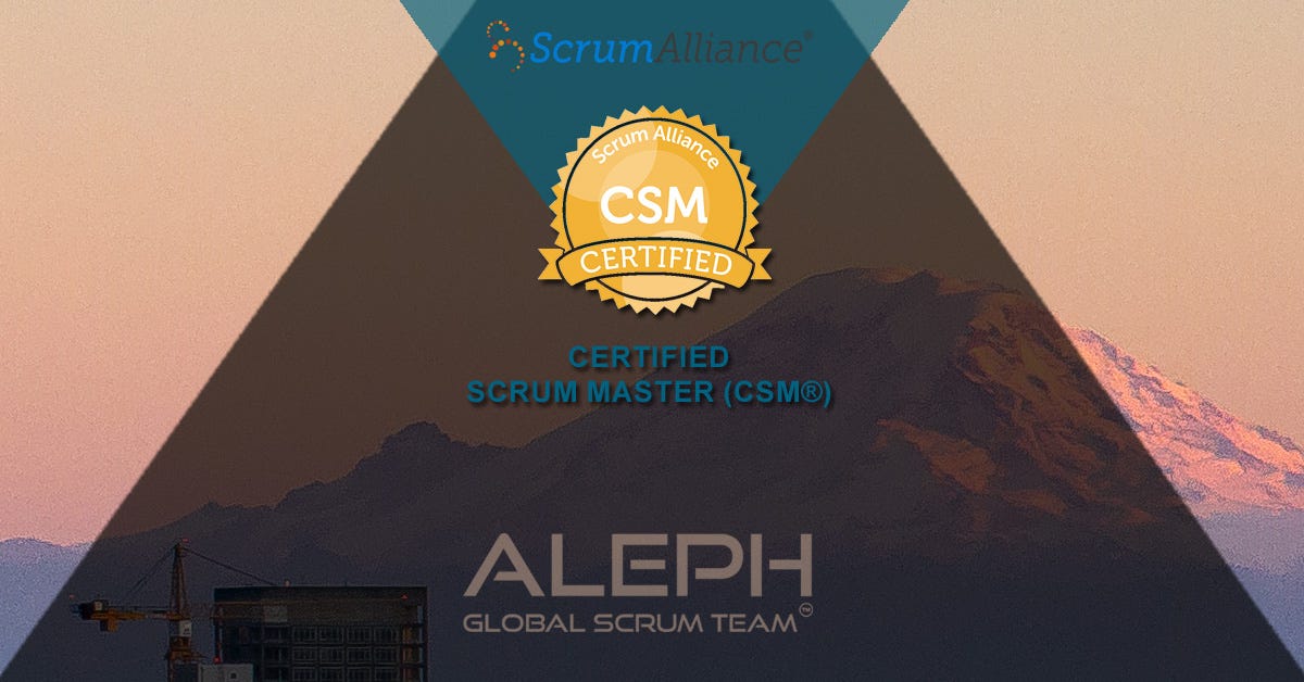 How to become Certified Scrum Master | ALEPH- Global Scrum Team | by Murali | Medium