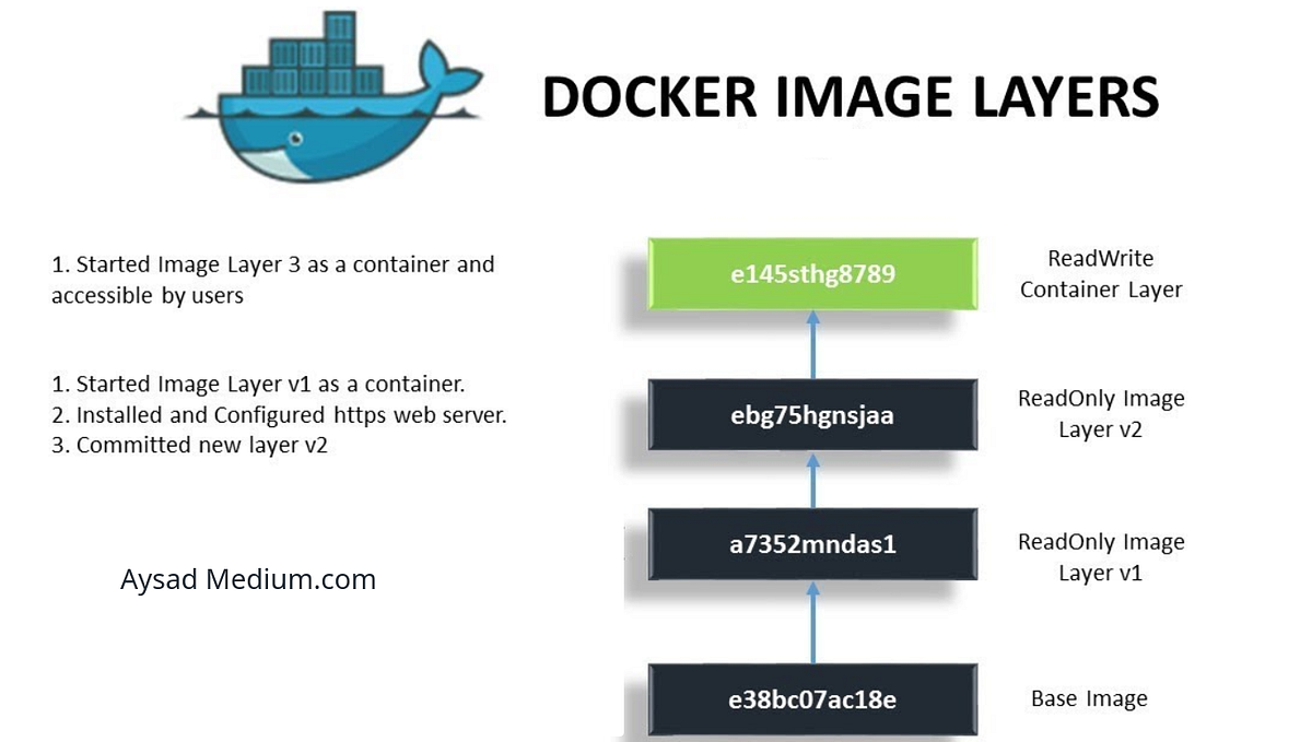 Docker container and Docker image understanding and differences | by Kozanoglu Aysad | Medium