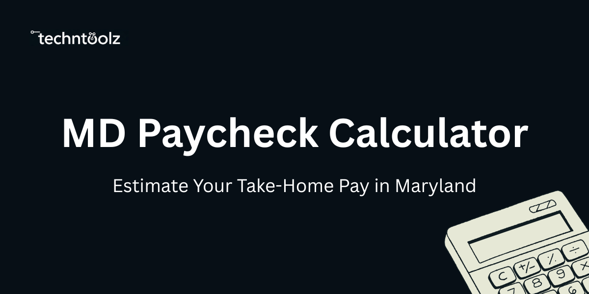 MD Paycheck Calculator: Estimate Your Take-Home Pay in Maryland | by ...