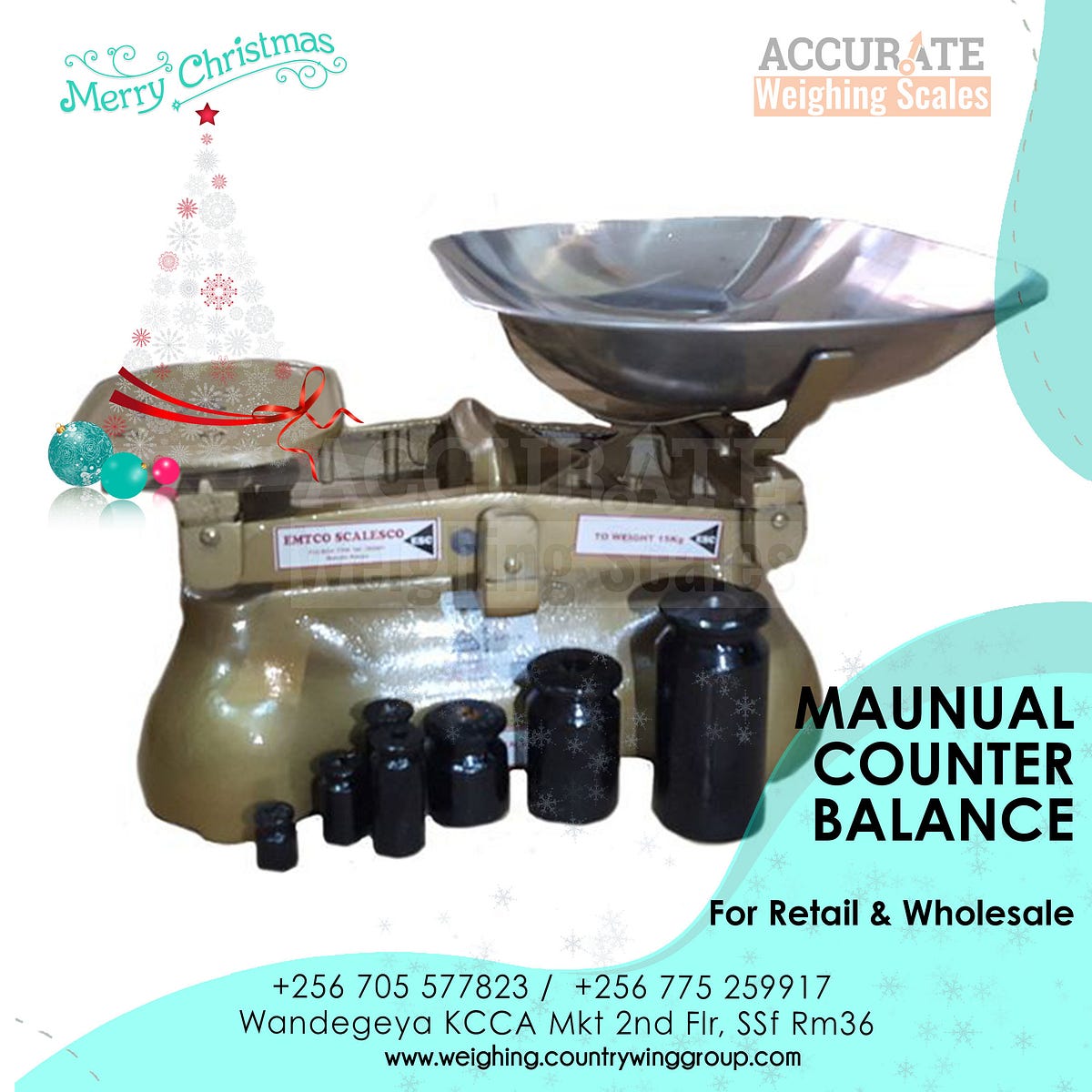 15kg on table counter manual scale balance - Tableaczet - Medium