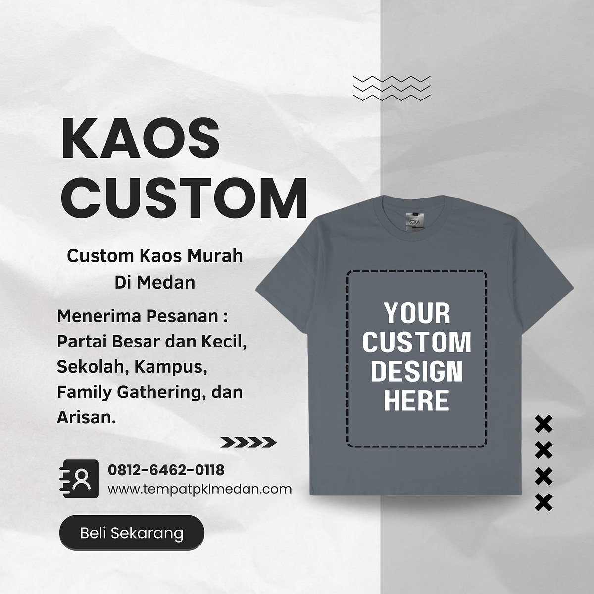 Berpengalaman, WA 0812–6462–0118, Jasa Sablon Baju Couple Unik di Medan ...
