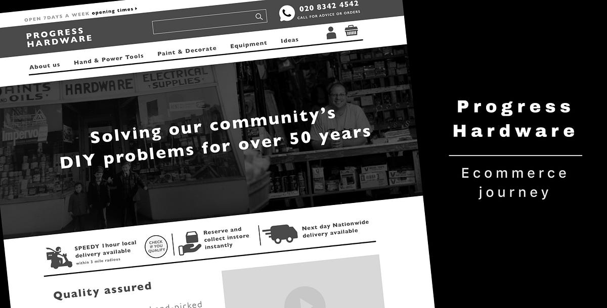 Designing an E-commerce website for a hardware store: A UX Case Study ...