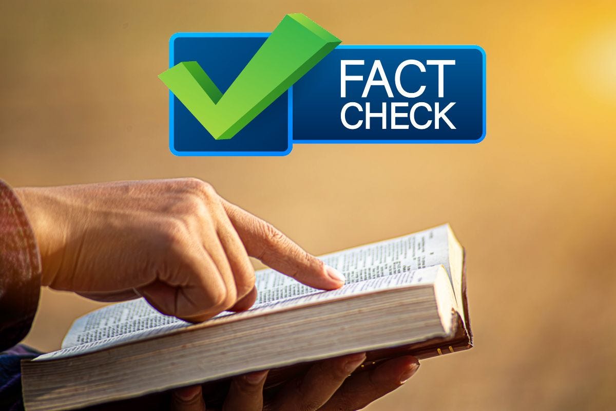 Why You Should Fact Check Your Bible! | by Roger Alyn | Testament ...