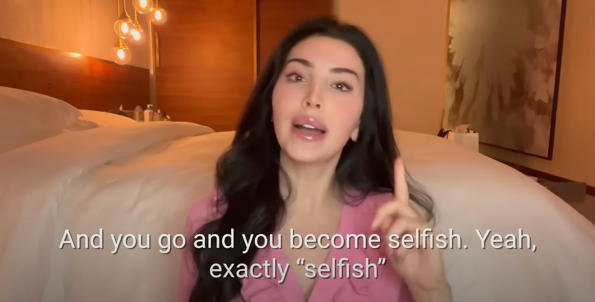 The Cult of Selfishness. Why The Wizard Liz’s Viral Mantras Are… | by Aria Arnold | Sep, 2025 ...