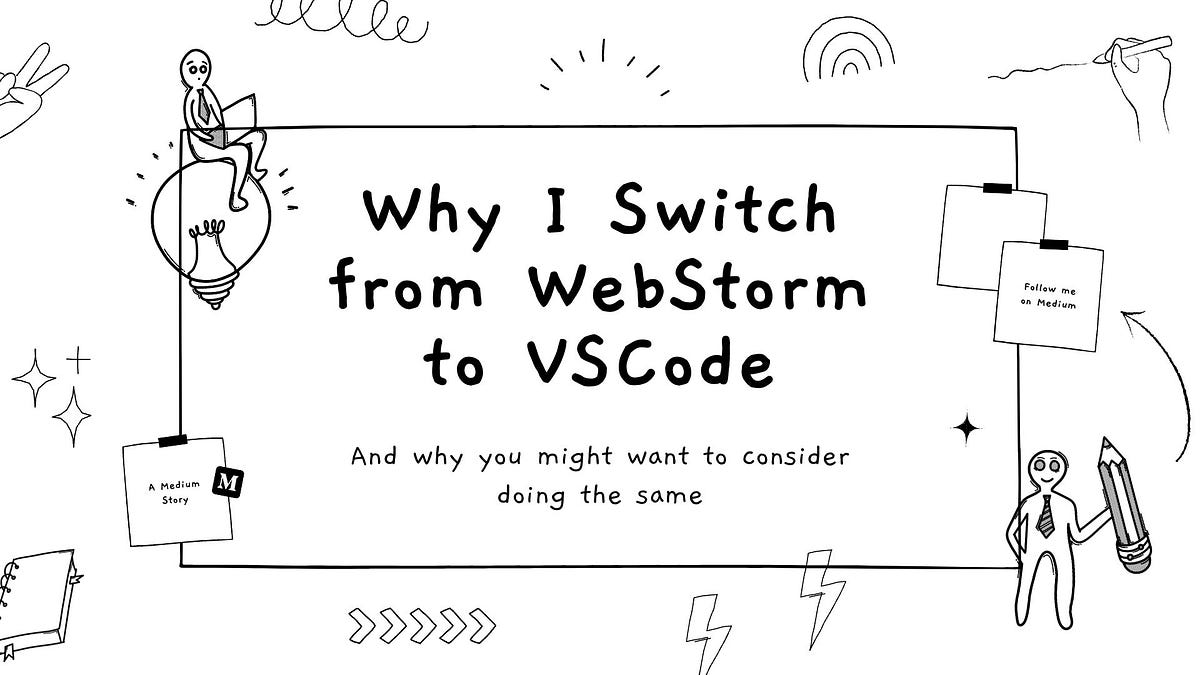 Why I Switch from WebStorm to VSCode | by Benjamin Shores | Tech Brant ...