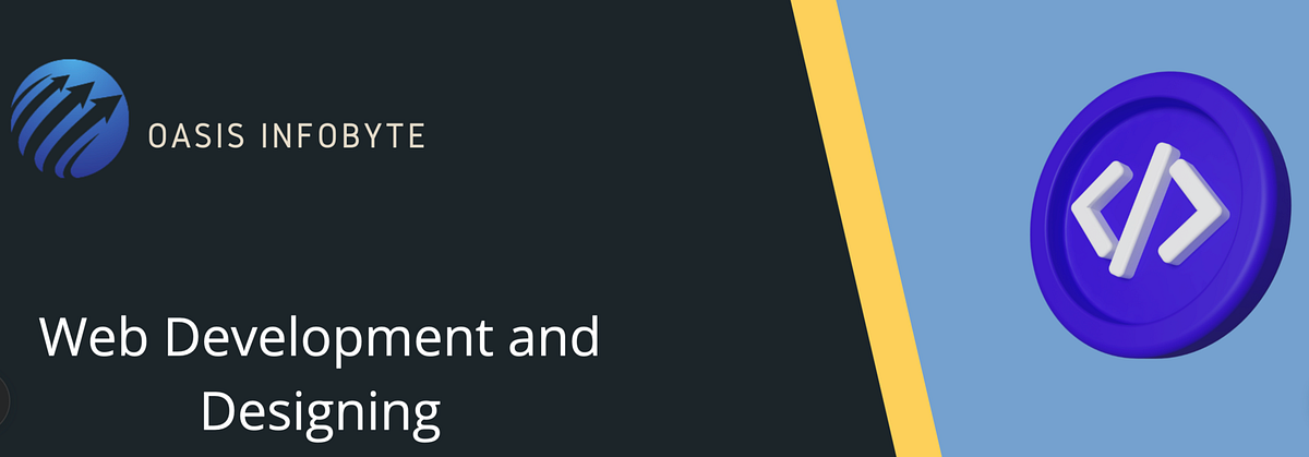 Recently, I completed my 1 month Web Development and Designing internship at Oasis Infobyte. In ...