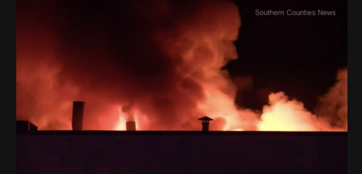 Large Fire Rips Through Commercial Building in Orange (NBC) | by Simon ...