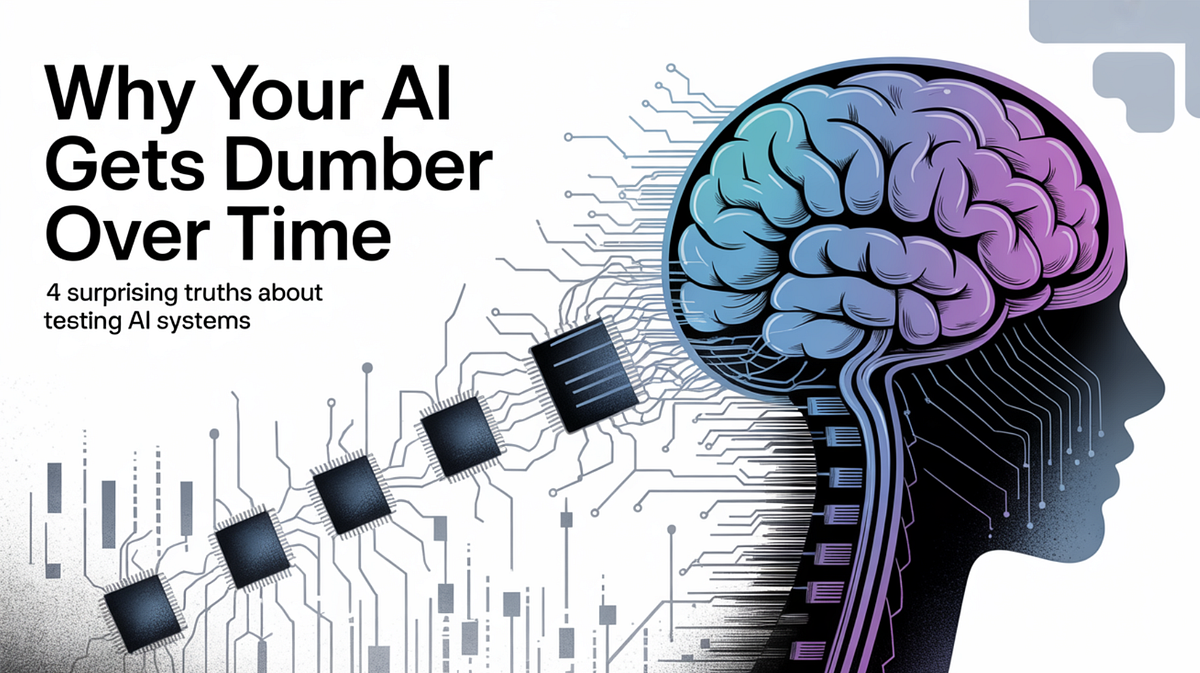 Why Your AI Gets Dumber Over Time: 4 Surprising Truths About Testing AI ...