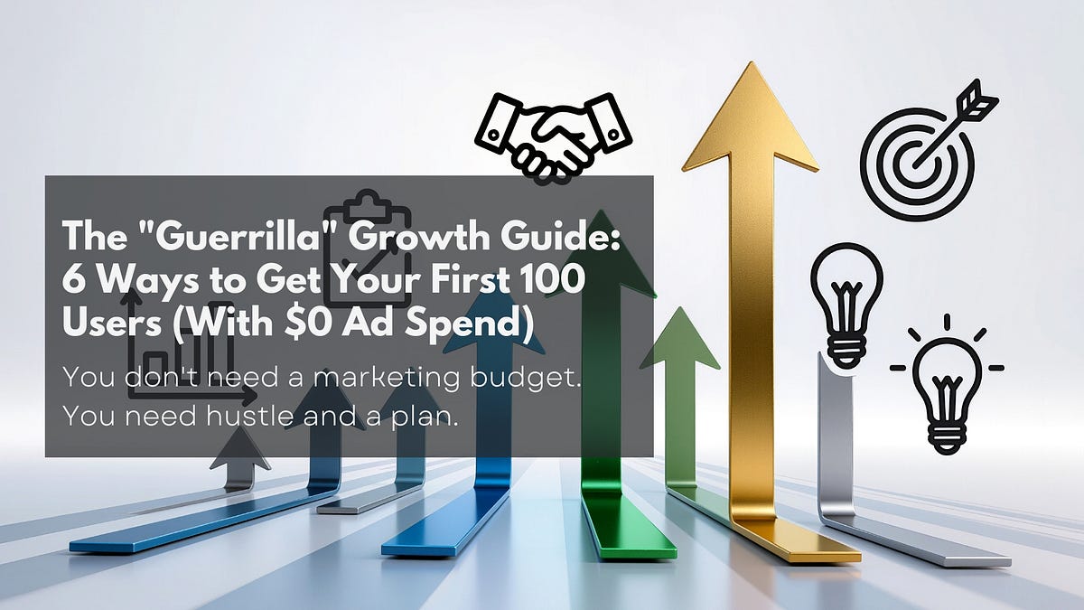 The “Guerrilla” Growth Guide: 6 Ways to Get Your First 100 Users (With ...