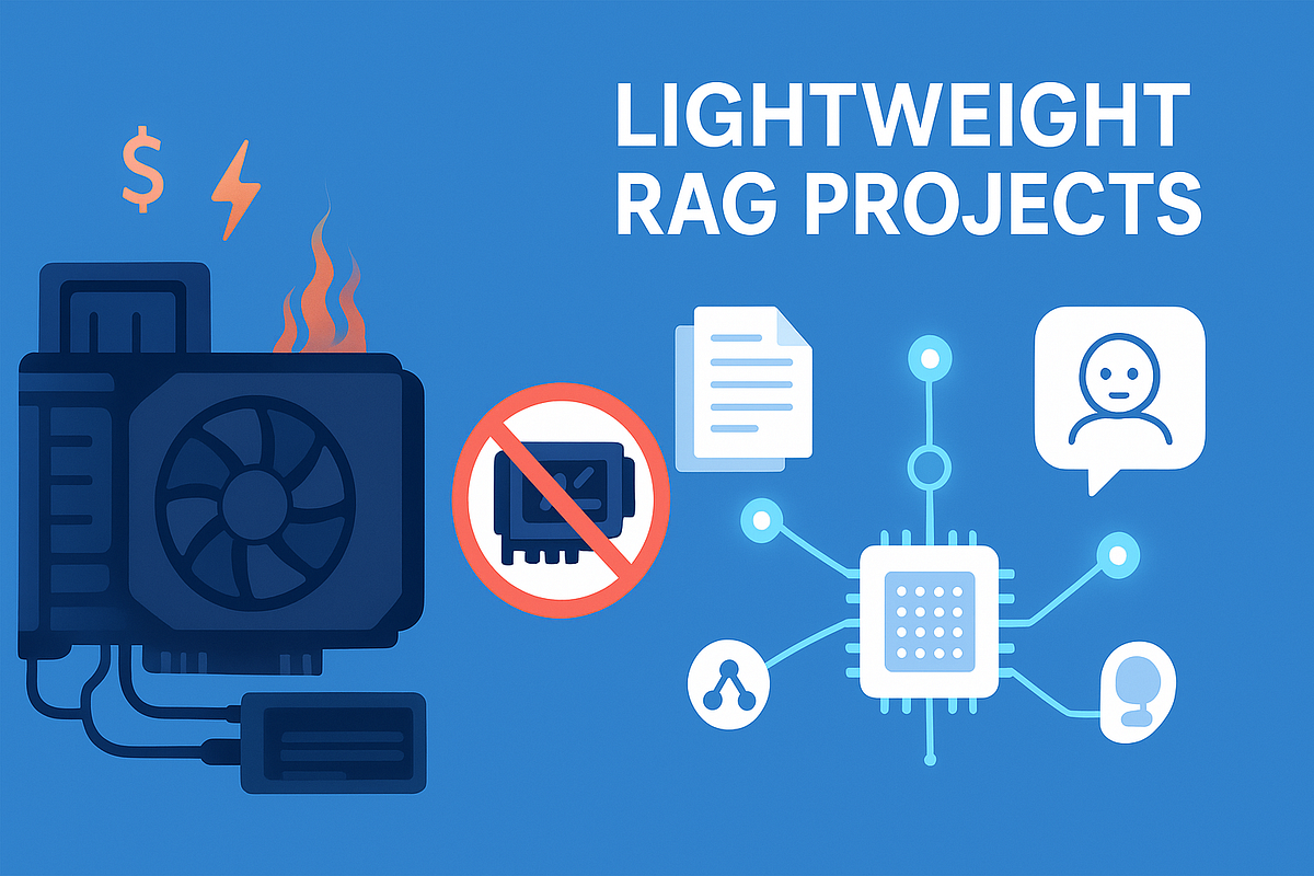 Fun RAG Projects You Can Build Without GPUs | by Nikulsinh Rajput | Sep, 2025 | Medium