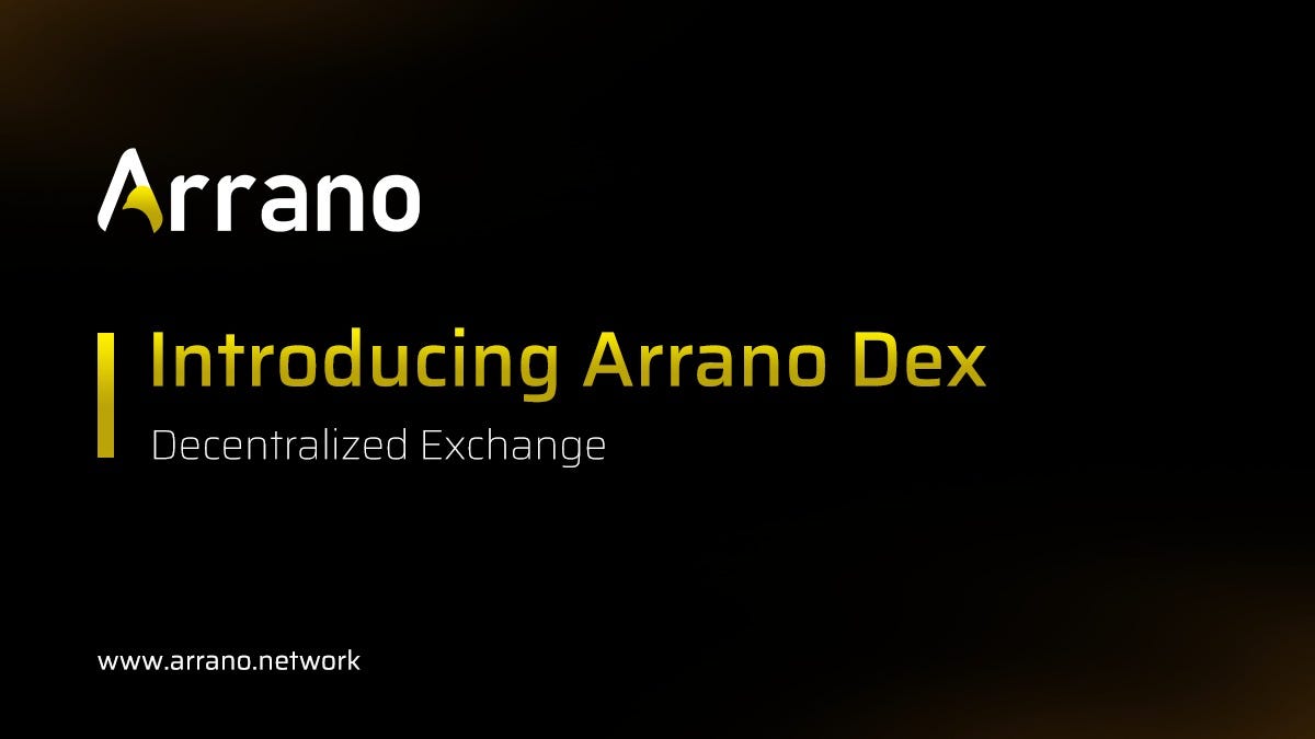Introducing Arrano DEX, Swap all BSC tokens | by Arrano Network | Medium