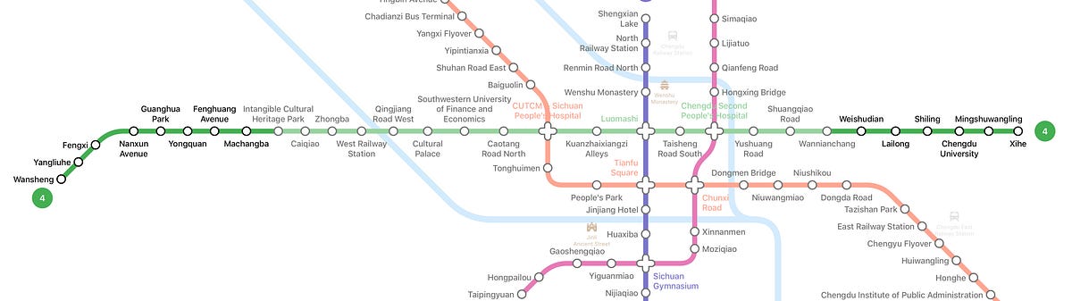 Chengdu Line 4 Extensions Open. Both Line 4 Western and Eastern… | by ...