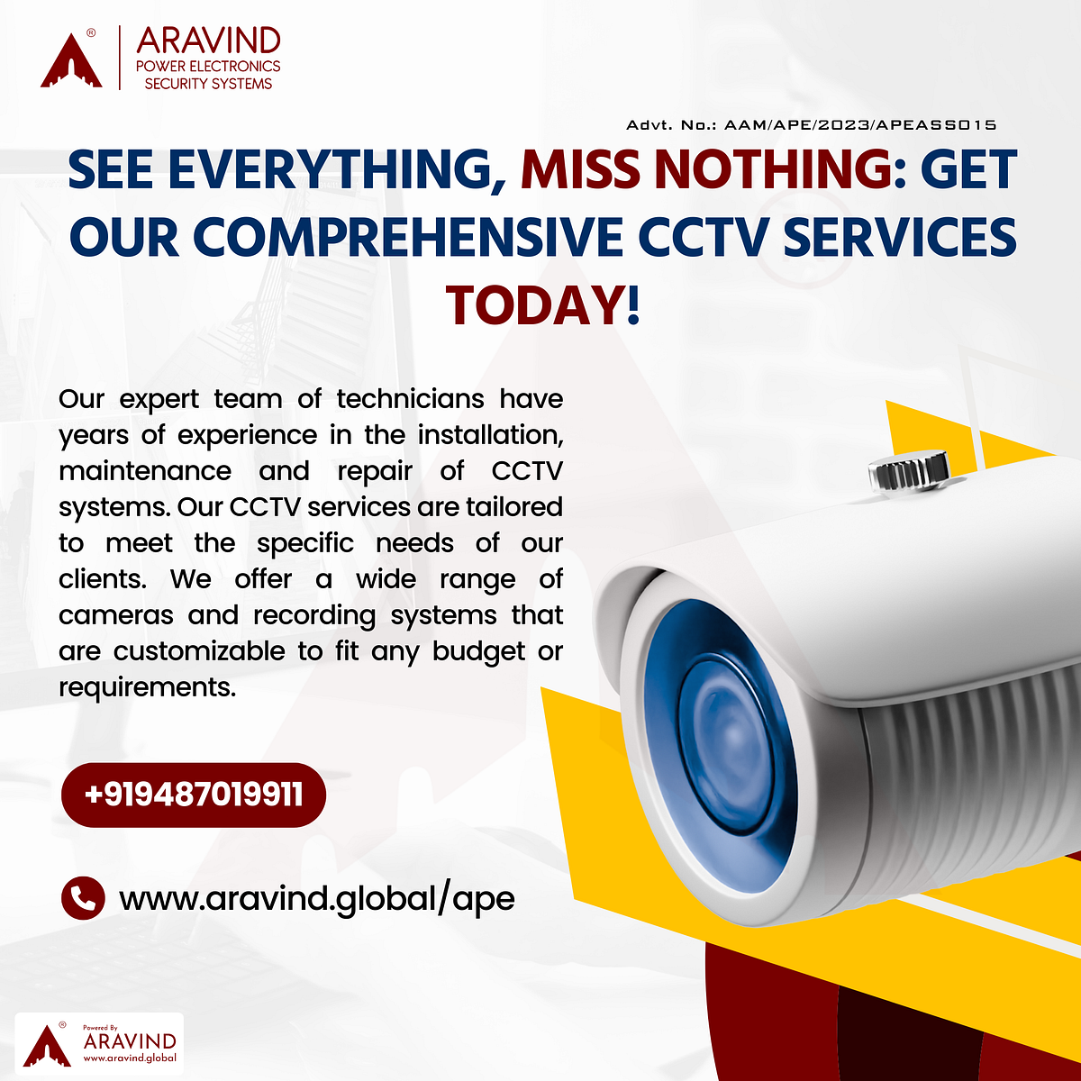 Secure your business’s future with our comprehensive CCTV services and solutions! - Aravind - SS ...