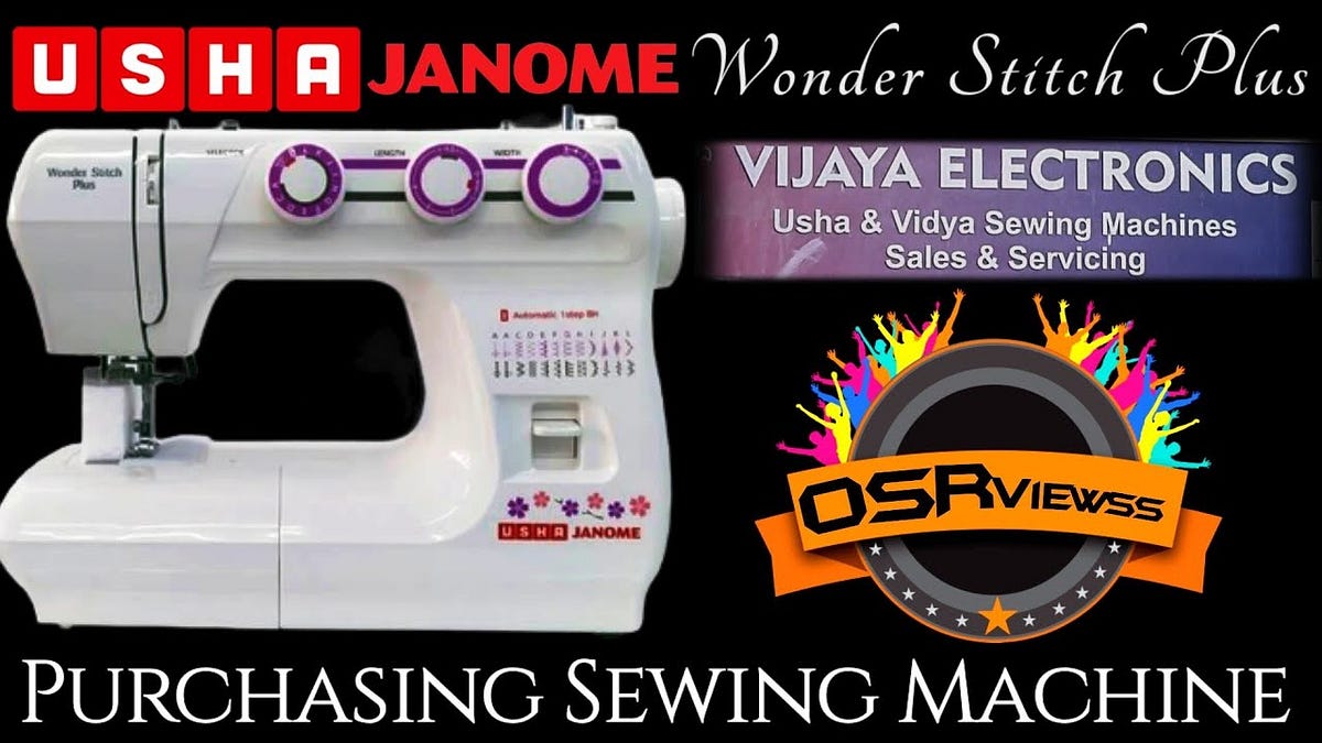 Usha Tailoring Machine from Vijaya Electronics! Is this The Best Shop ...