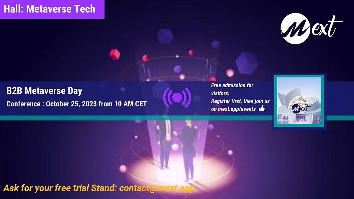 B2B Metaverse. To register… | by Mext Metaverse | Medium