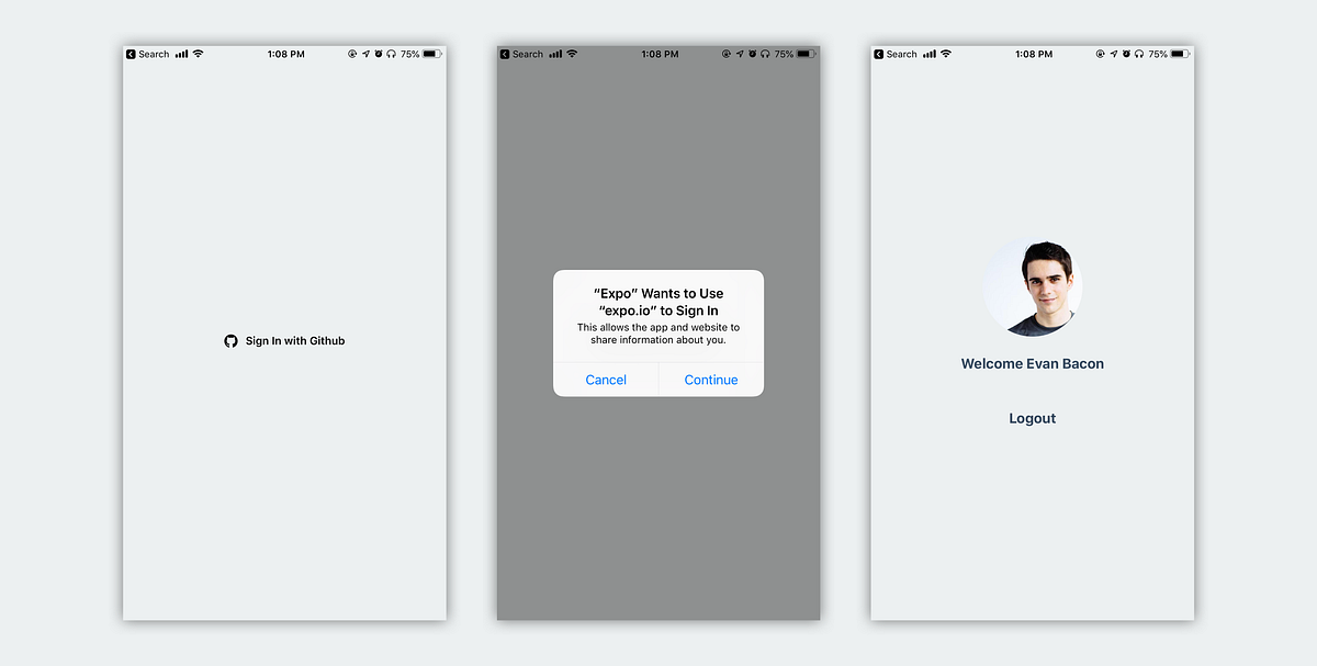 Firebase & Github Authentication with React Native | by Evan Bacon ...