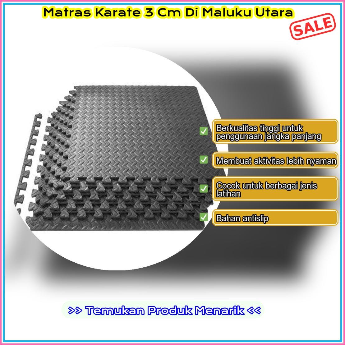 Matras Karate 3 Cm Di Maluku Utara - Alat Lompat Tinggi - Medium