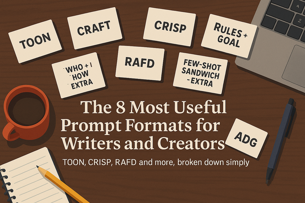 The 8 Most Useful Prompt Formats for Writers and Creators | by Czarif ...