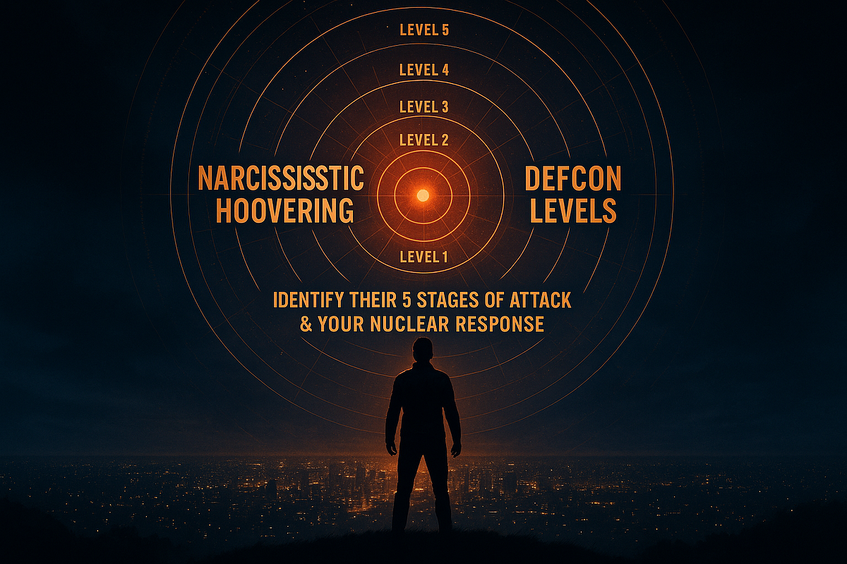 Narcissistic Hoovering DEFCON Levels: Identify Their 5 Stages of Attack ...