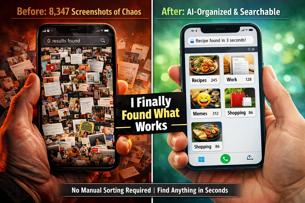 The Secret AI That Organizes Your 10,000 Screenshots Automatically (I ...