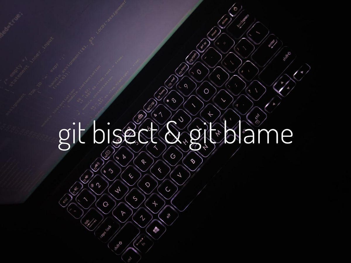 Getting Familiar with Some Cool Git Commands- git bisect & git blame | by Hrishabh Sharma | Medium