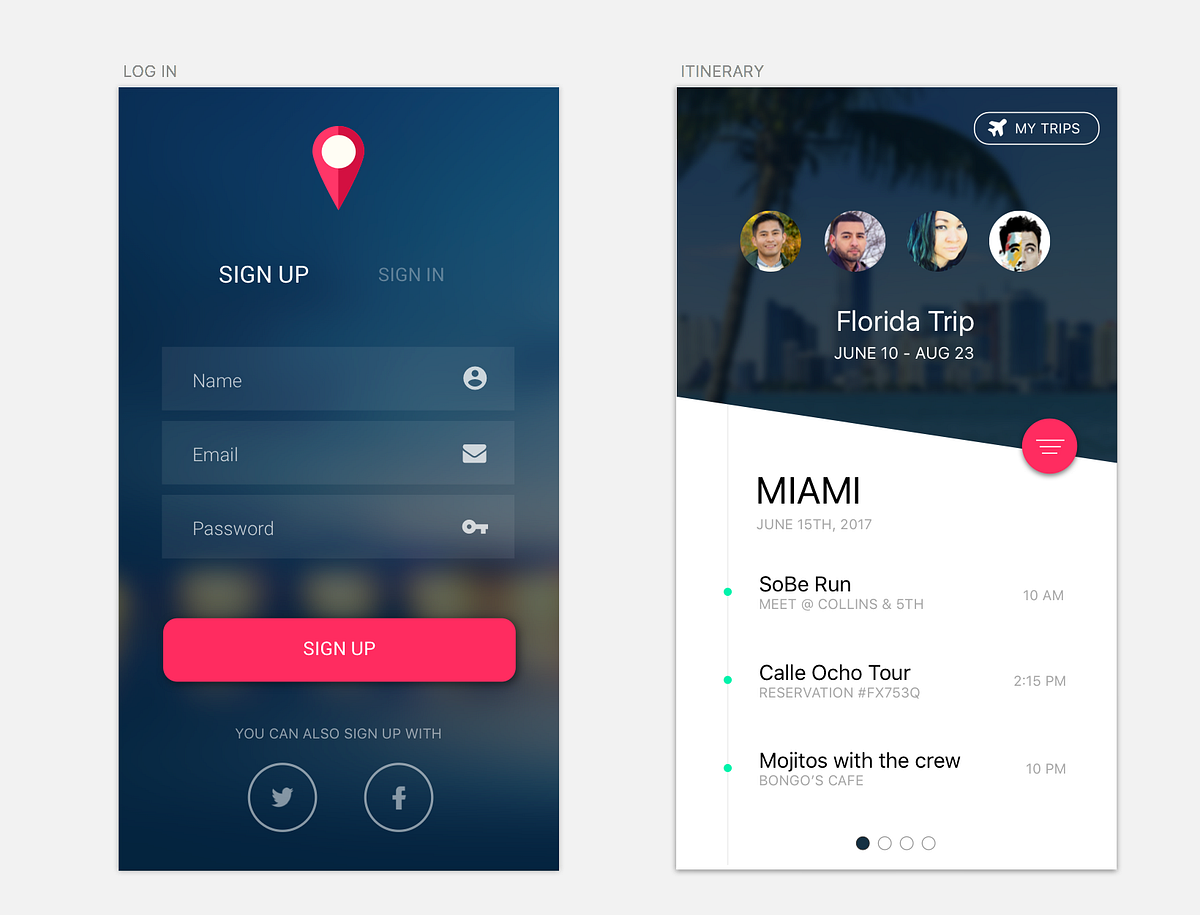 #4 Visual Design. Here we come to the second UI… | by julia beck | Medium