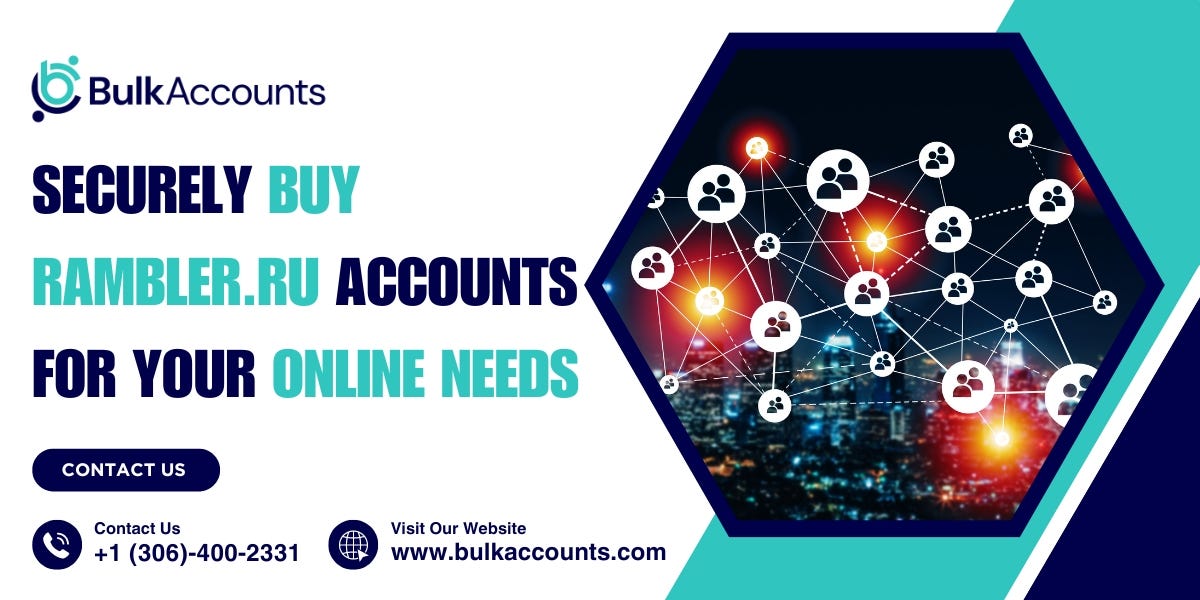 Securely Buy Rambler.ru Accounts for Your Online Needs - aidacruz - Medium
