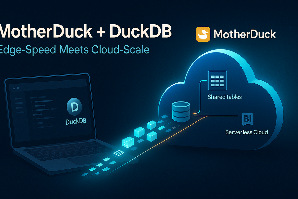 MotherDuck + DuckDB: Edge-Speed Meets Cloud-Scale | by Duckweave | Medium