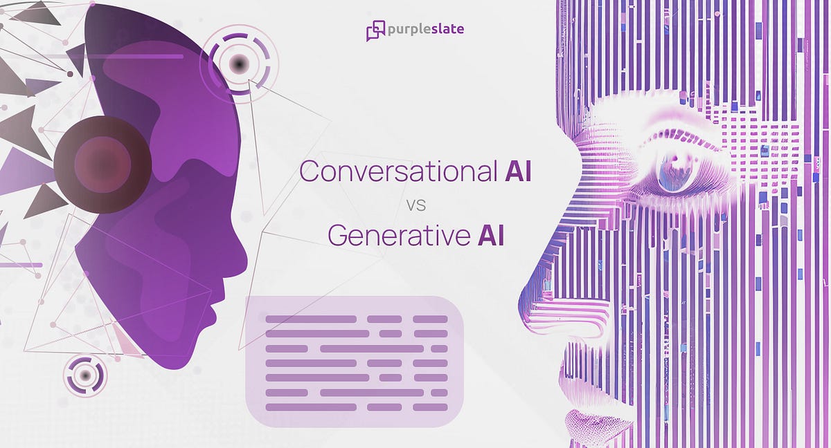 Differences between Conversational AI and Generative AI | by ...