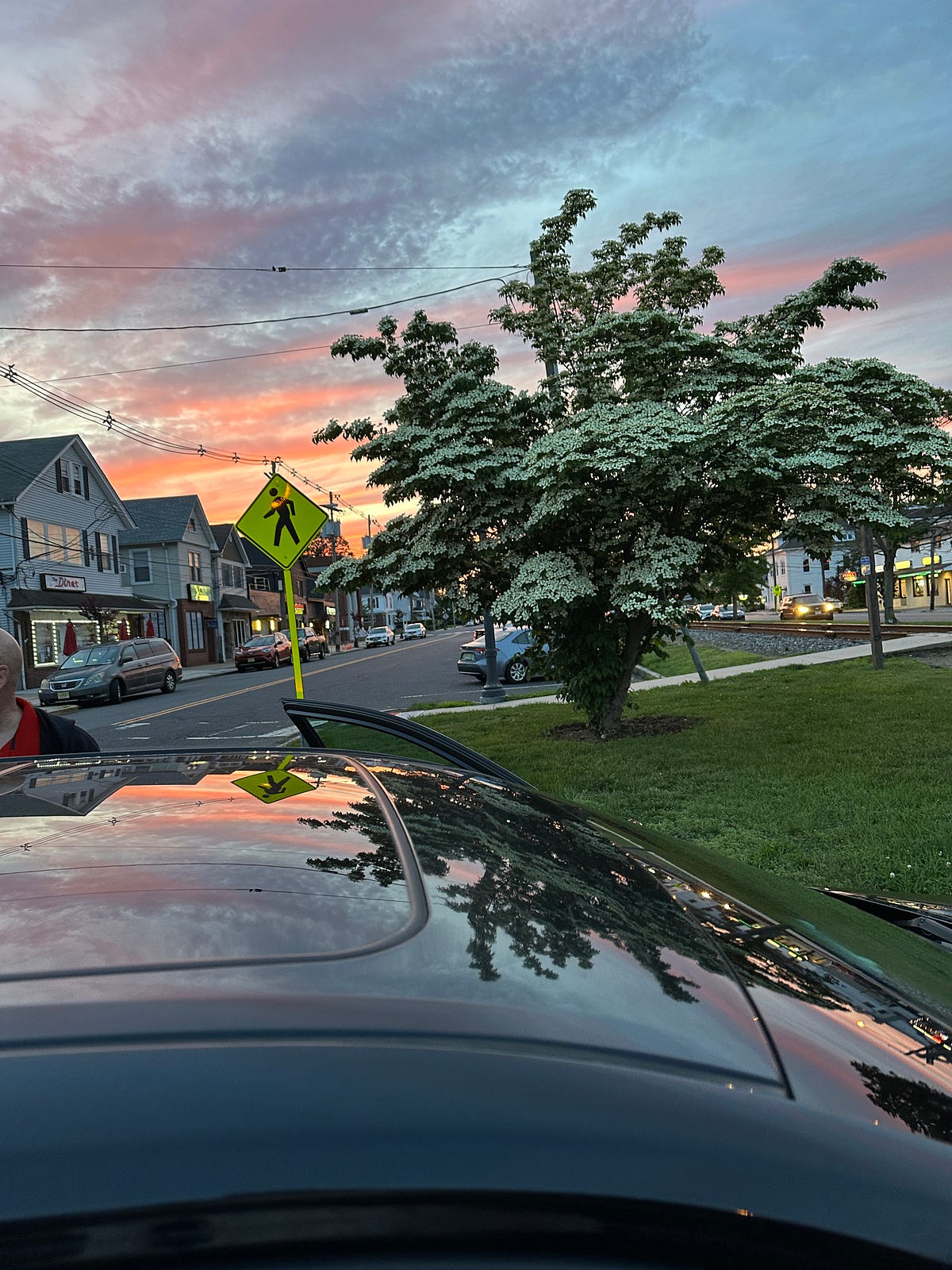 I Walked Into The Stanza of Evening - Blue Insights - Medium