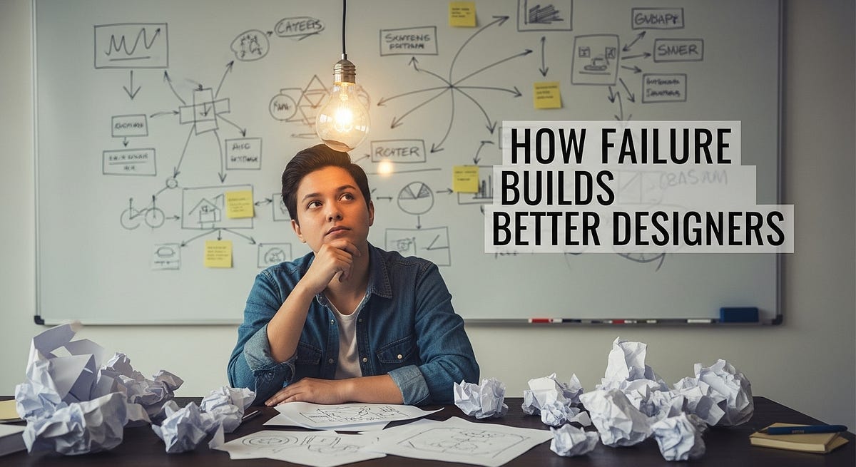 How Failure Builds Better Designers | by education hub | Nov, 2025 | Medium