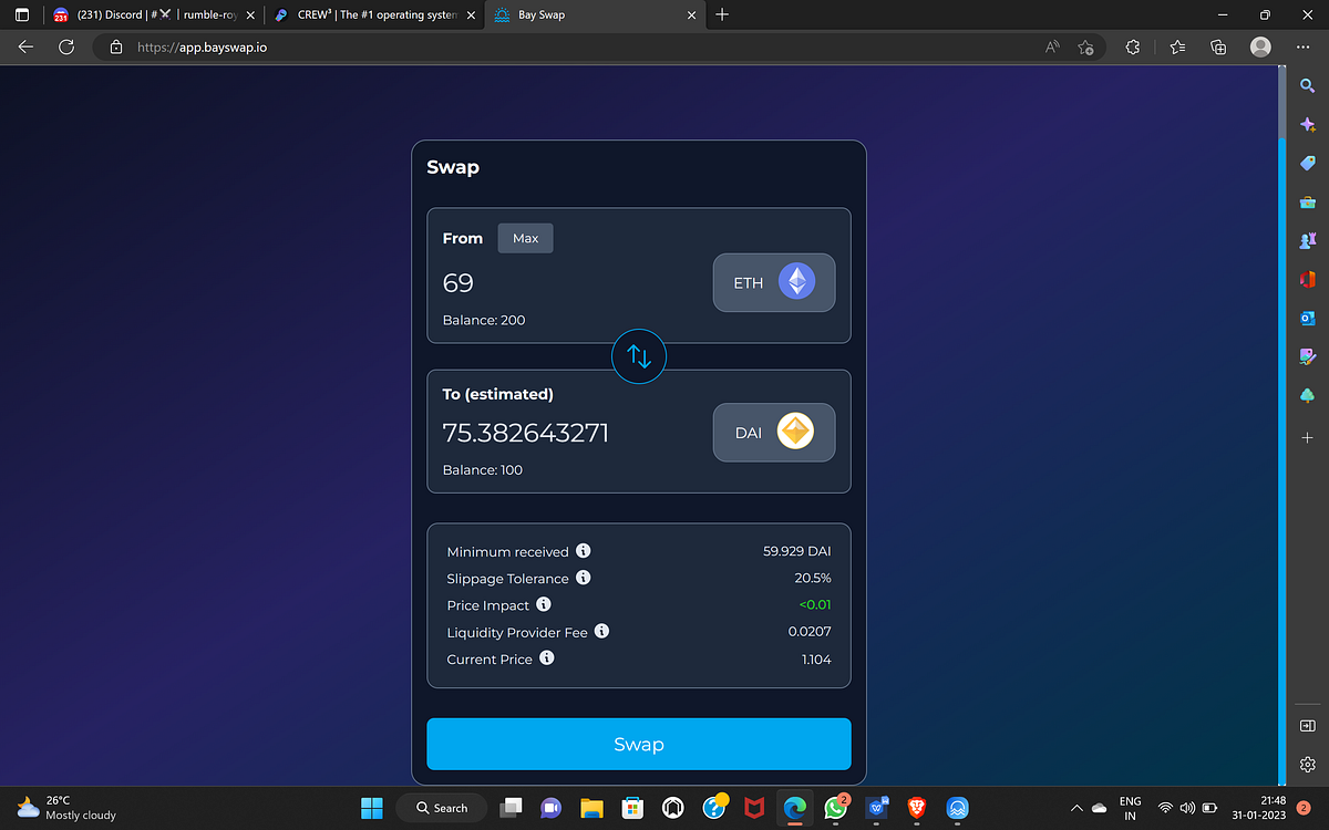 Bay Swap - Badrikanchu - Medium