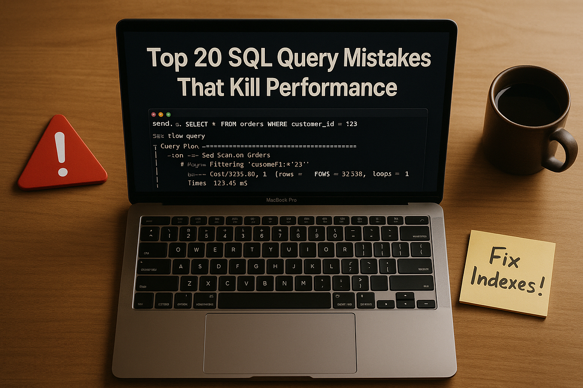 Top 20 SQL Query Mistakes That Kill Performance | by SQL Mentor | Medium