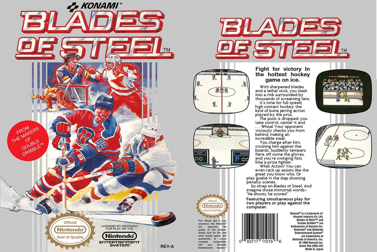 Blades of Steel is the Greatest Hockey Video Game of All Time | by Doug ...