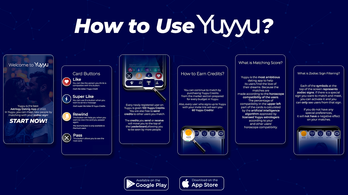 How to Use Yuyyu — Astrology Dating App | by Yuyyu Horoscope Match | Medium