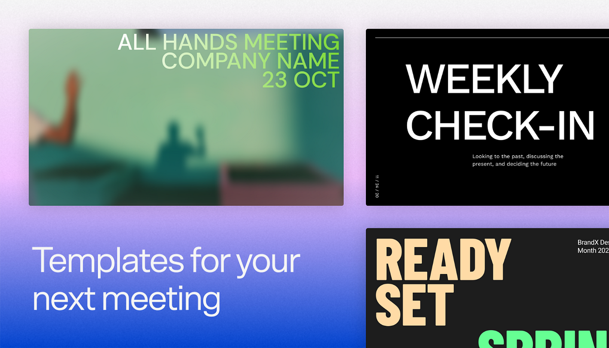Presentation design tips and free templates for your next meeting ...