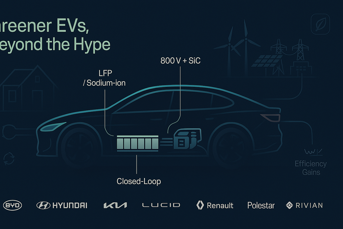 Greener EVs, Beyond the Hype. What’s truly eco-innovative in electric ...