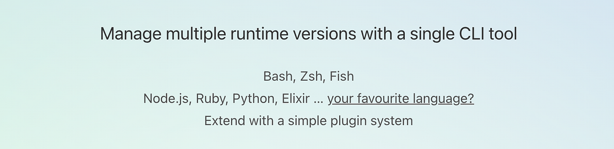 An easy way to switch between runtime versions — NodeJS, Terraform, and +279 | Bash Tips and Tricks