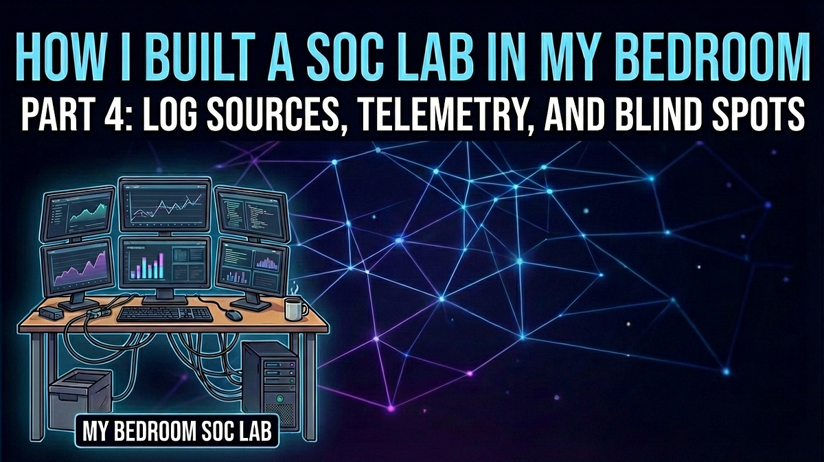 How I Built a SOC Lab in My Bedroom | by Abimanyu A | Jan, 2026 | MeetCyber