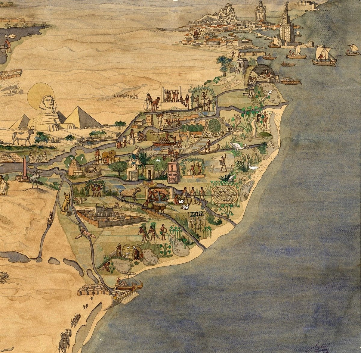 The Nile Delta in Bygone eras: A Supporting of Progress | by Digital ...