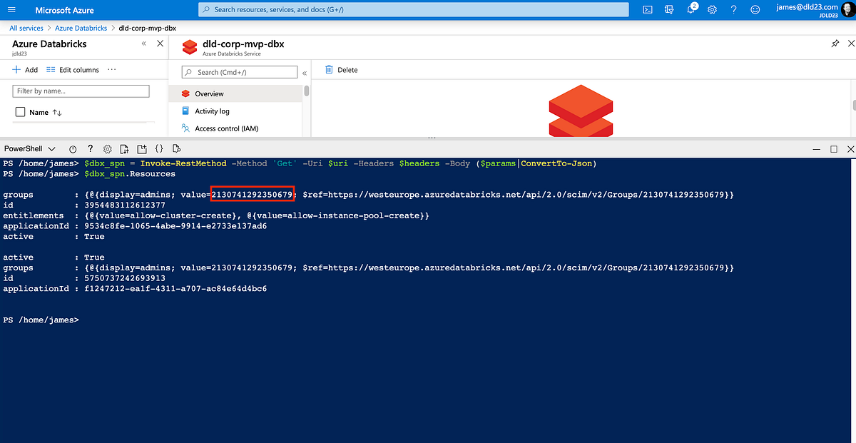 Call Databricks API from PowerShell on Azure | by James Dumont le Douarec | FAUN.dev — Developer ...