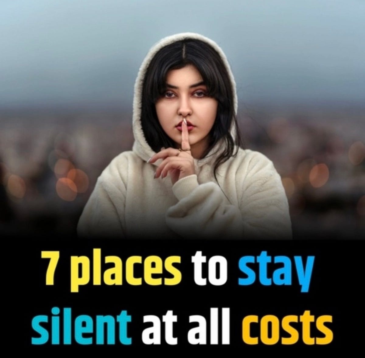7 PLACES TO STAY SILENT AT ALL COSTS - An-Noor School Of ...