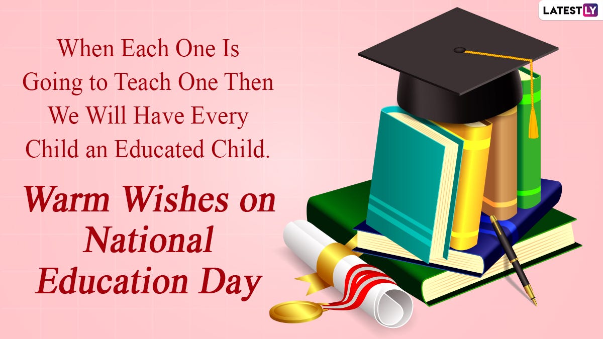 National Education Day Quotes Wishes, Messages | by Onlinestatusquotes ...