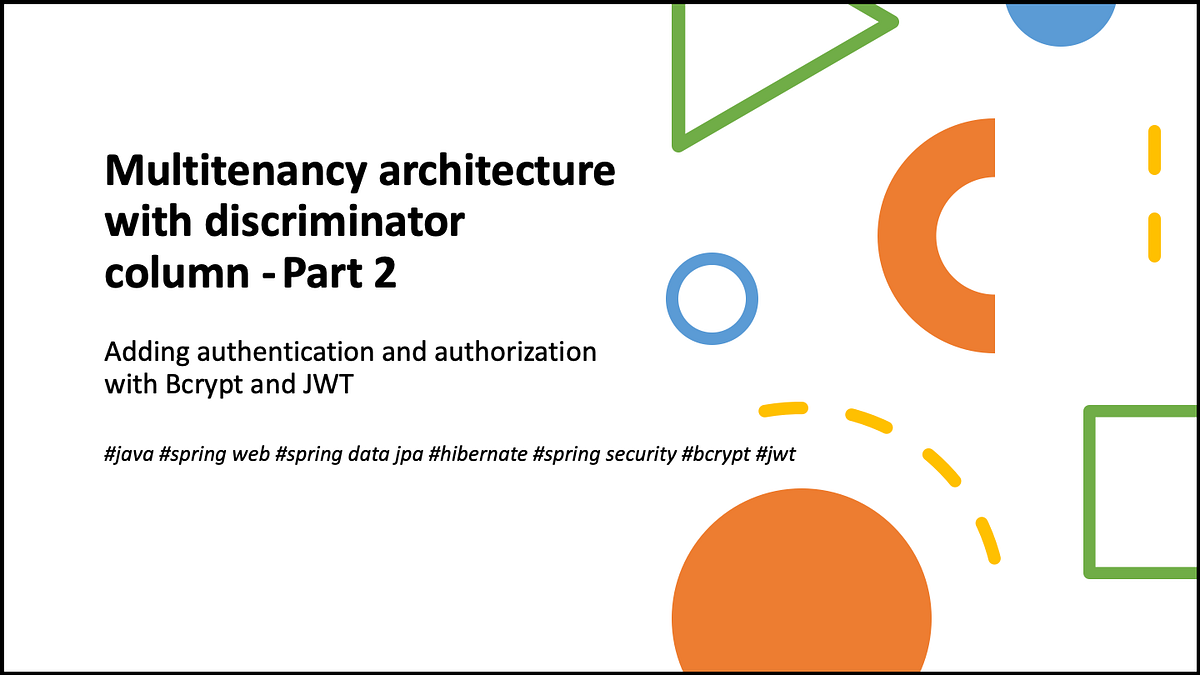 Multitenancy architecture with discriminator column — Part 2 | by ...