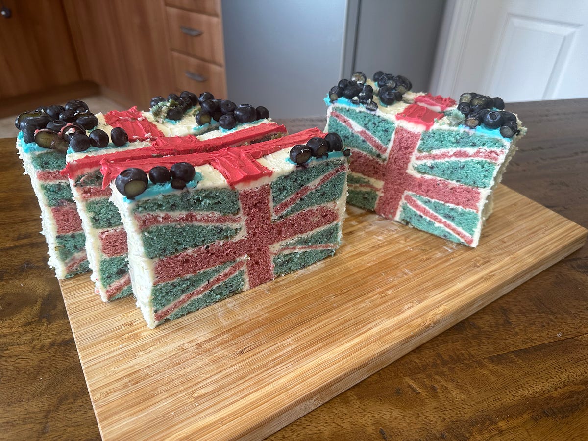 How to Bake a Surprise Union Jack Sponge Cake for Eurovision | by Jamie ...