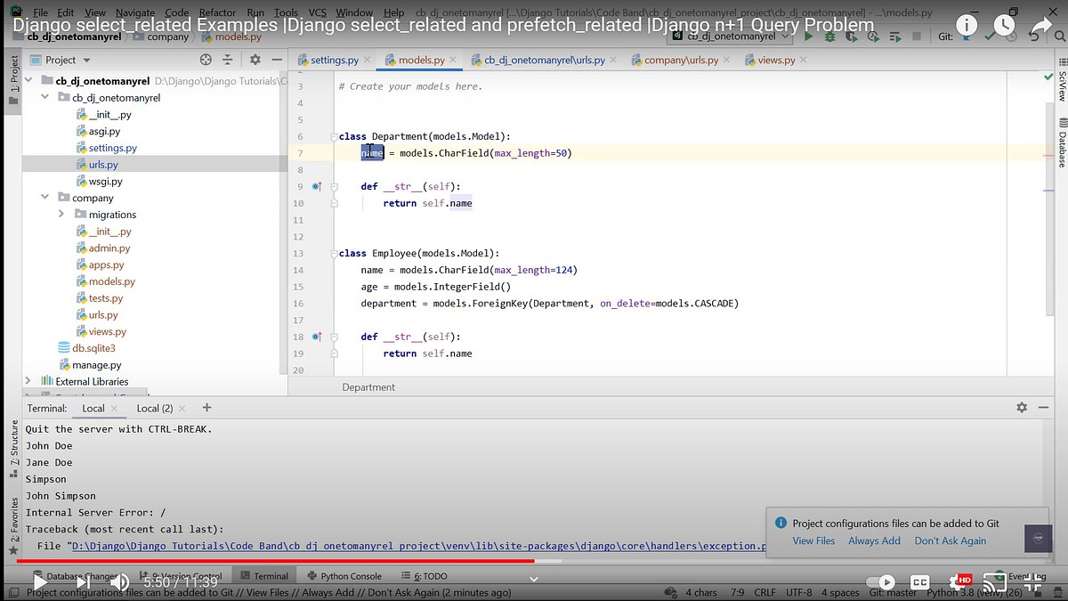 Faster Django Queries. Django has general and well-known… | by Bhavani ...